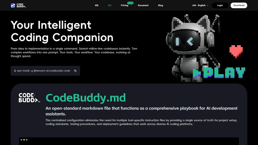 CodeBuddy CLI - AI Coding Assistant for Terminal | EveryDev.ai