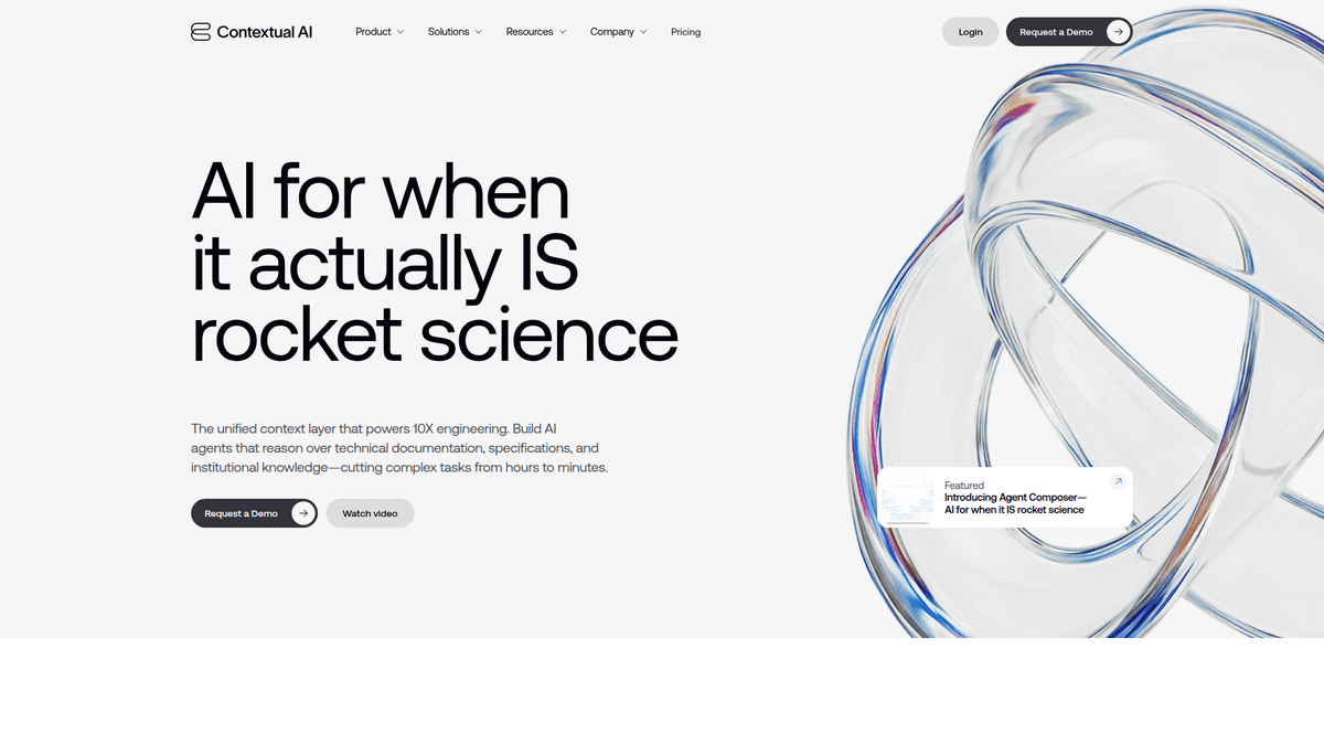 Contextual AI - AI Tool for Devs | EveryDev.ai