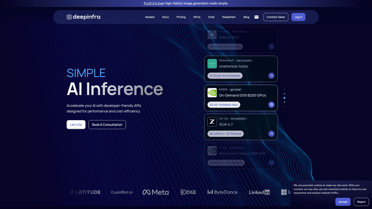 Deep Infra - ML Model Inference API Platform | EveryDev.ai