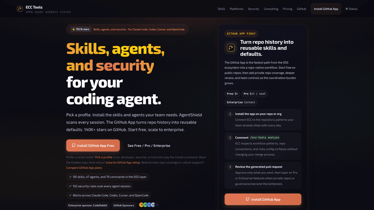 ECC Tools (Everything Claude Code) - Agent Harness Engineering Toolkit ...