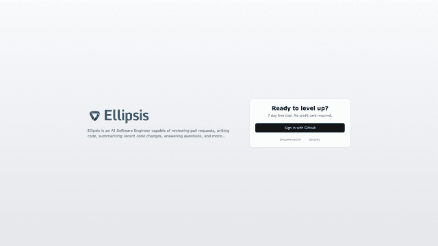 Ellipsis - AI Code Review for GitHub | EveryDev.ai