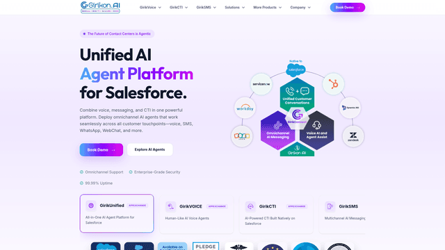 Girikon.AI - AI Voice Agents for Salesforce | EveryDev.ai