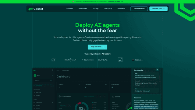 Giskard - LLM Security Testing Platform | EveryDev.ai