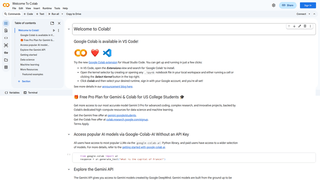 Google Colab - Cloud Jupyter Notebooks with GPU | EveryDev.ai