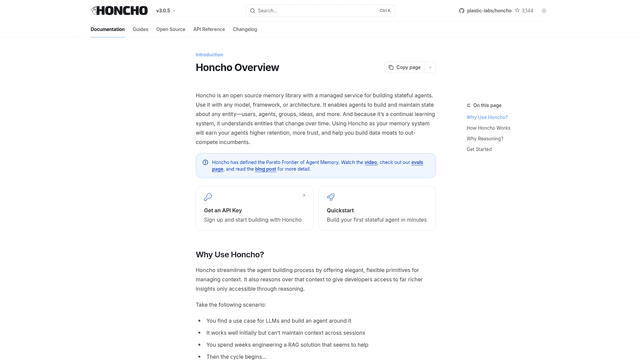 Honcho - Open Source AI Agent Memory | EveryDev.ai