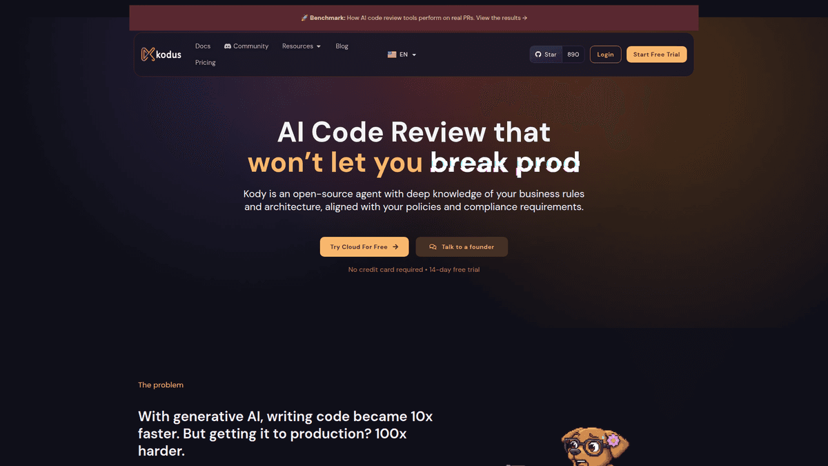 Kodus - AI Code Review Agent for Git | EveryDev.ai