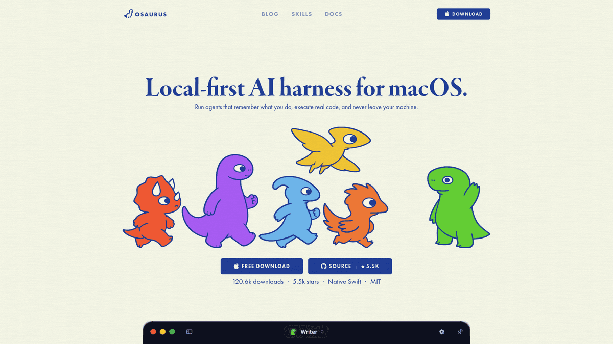 Osaurus - Local AI Runtime for Apple Silicon | EveryDev.ai