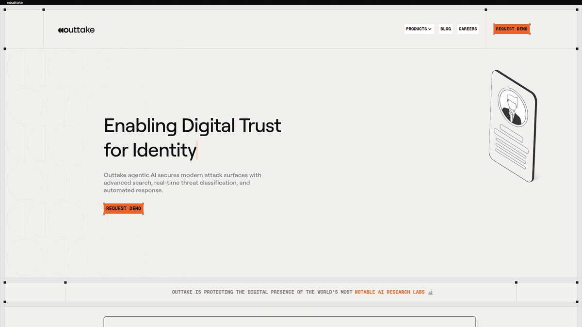 Outtake - AI Digital Identity Protection Platform | EveryDev.ai