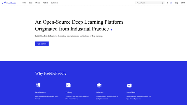 PaddlePaddle - Open Source Deep Learning Framework | EveryDev.ai