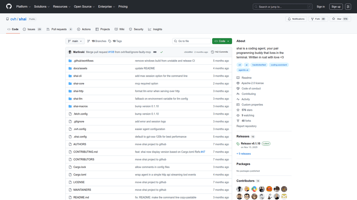 SHAI - Natural Language Shell Assistant | EveryDev.ai