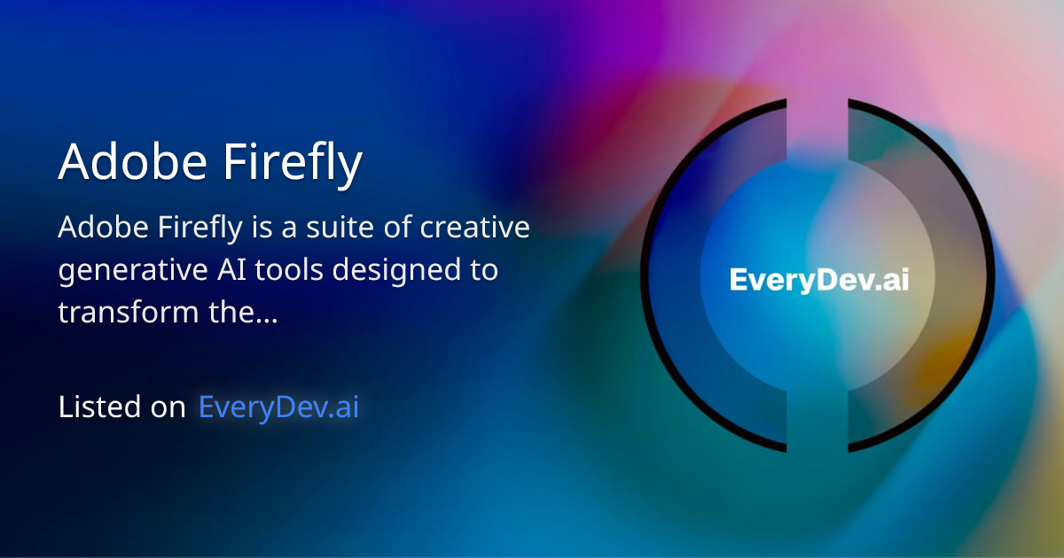 Adobe Firefly | EveryDev.ai