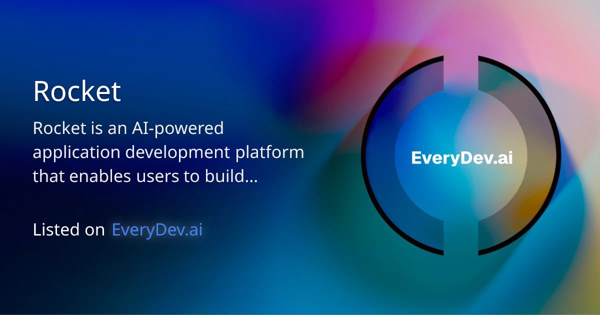 Rocket - AI Tool for Devs | EveryDev.ai